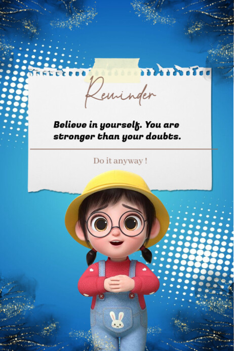 Futuristic reminder Poster Template | PosterMyWall