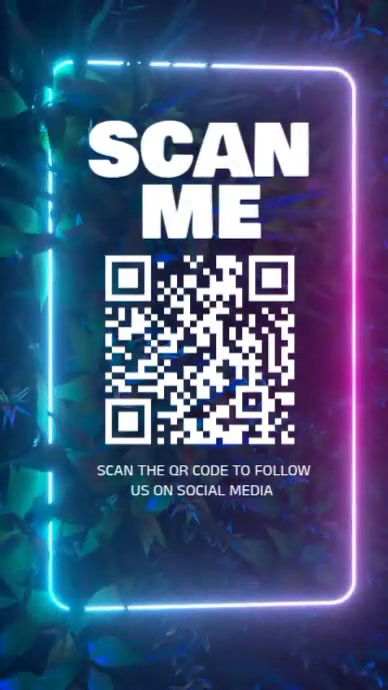 Futuristic Scan Qr Code Instagram Story Template | PosterMyWall