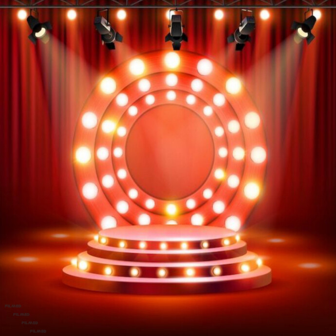 Copy of Futuristic Spotlight Stage Show Logo | PosterMyWall