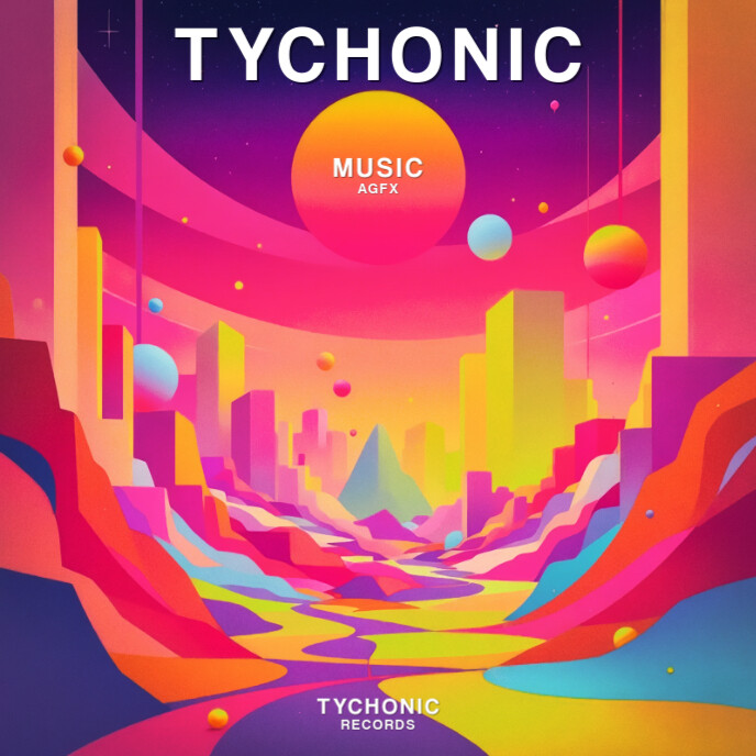 Copy of Futuristic Tycho Album Cover | PosterMyWall