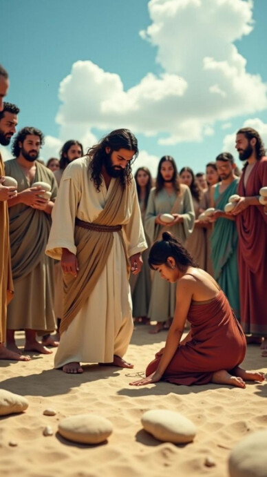 Plantilla de Futuristic Woman Caught Digital Display (9:16) | PosterMyWall