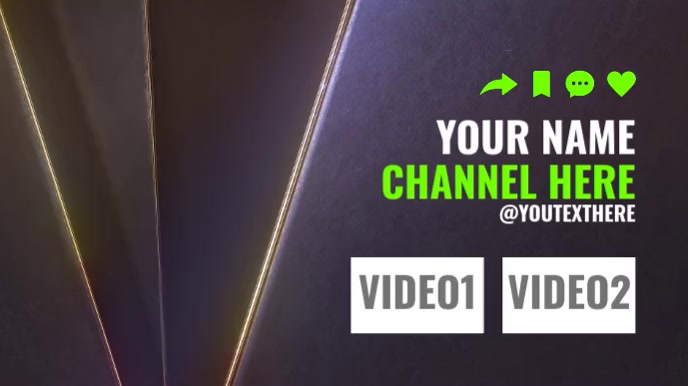 Plantilla de Futuristic YouTube closure with bold design | PosterMyWall
