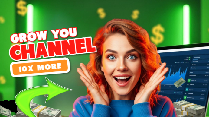 Futuristic Youtube Earnings Youtube Thumbnail Template | PosterMyWall