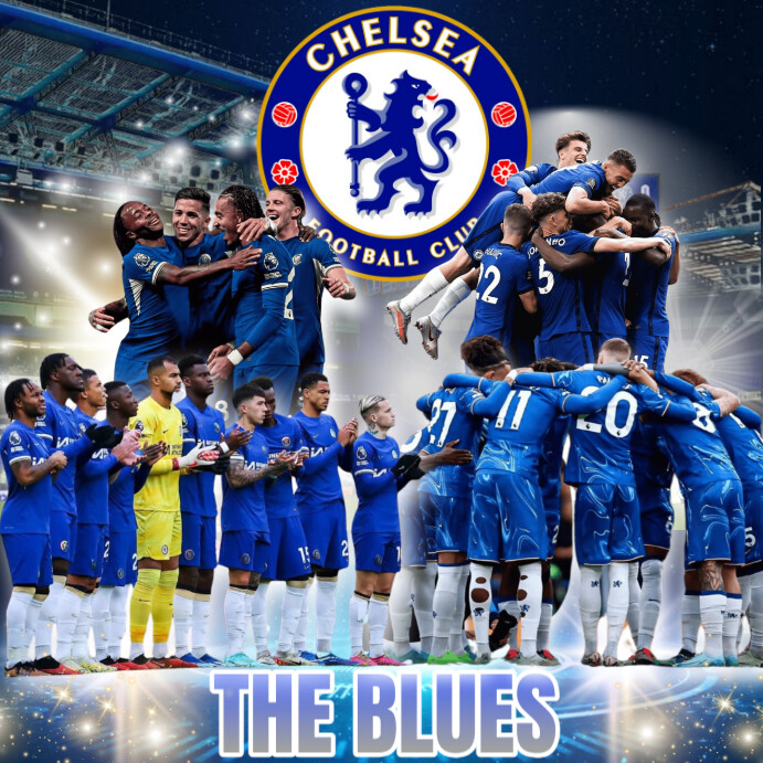 Futuristik Chelsea Football Club Pos Instagram Template | PosterMyWall