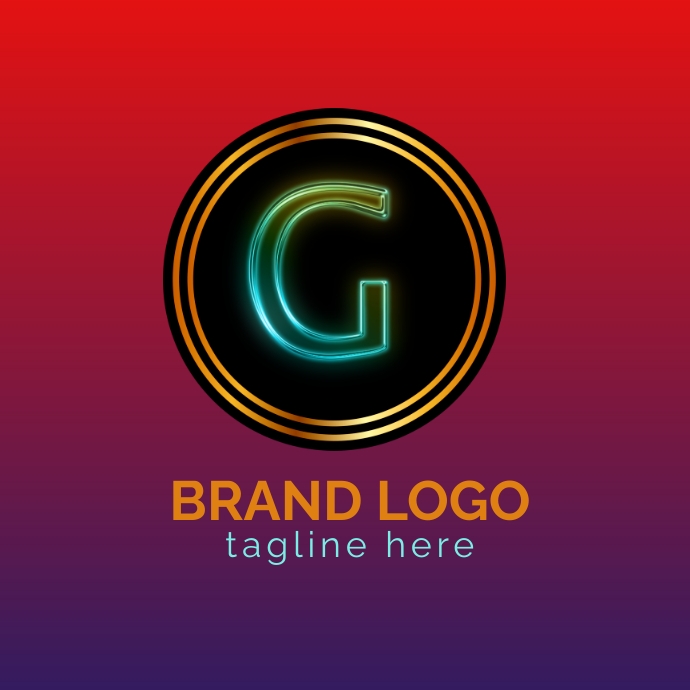 G BRAND LOGO Template | PosterMyWall