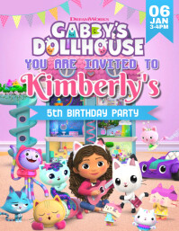 Gabby's Dollhouse Template | PosterMyWall