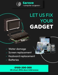 Gadget repair Template | PosterMyWall