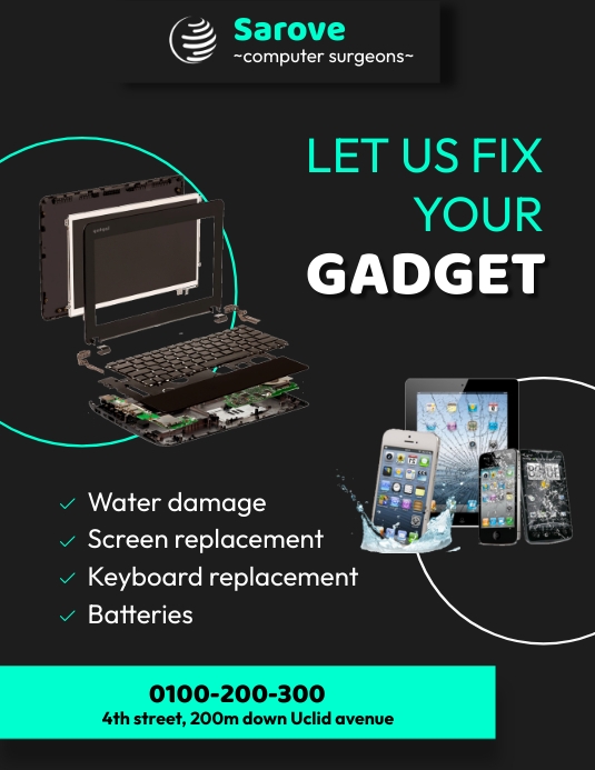 Copy of Gadget repair (1) | PosterMyWall