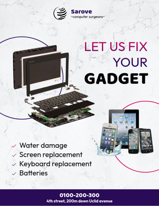 Gadget repair (2) Template | PosterMyWall