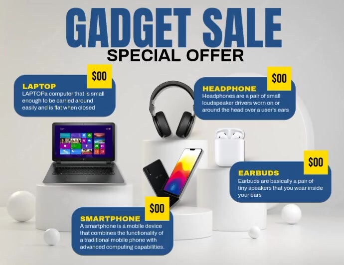 Gadget Sale Ads Template | PosterMyWall