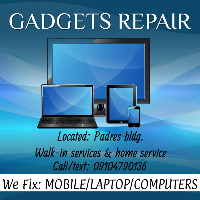 Plantilla de Gadgets repair post | PosterMyWall