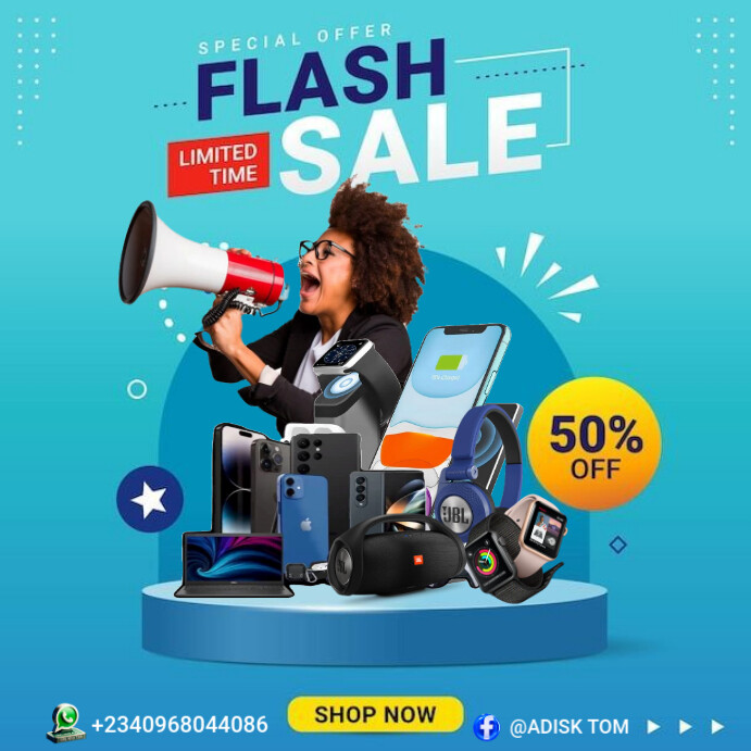 Plantilla de GADGETS SALES | PosterMyWall