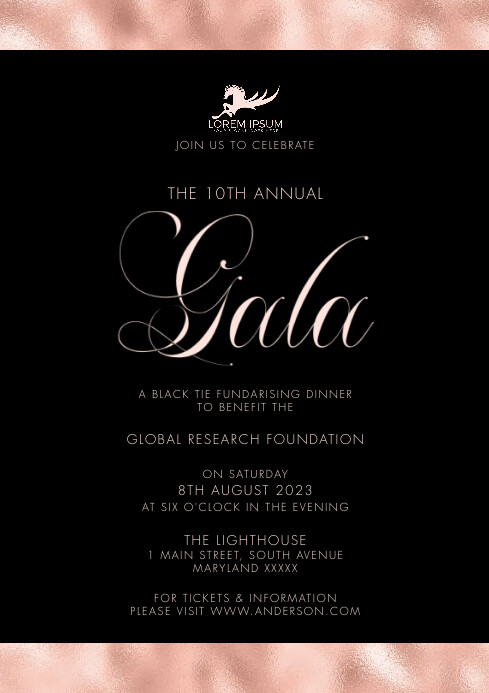 Gala Template | PosterMyWall