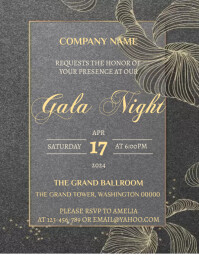 Gala flyer templates | PosterMyWall