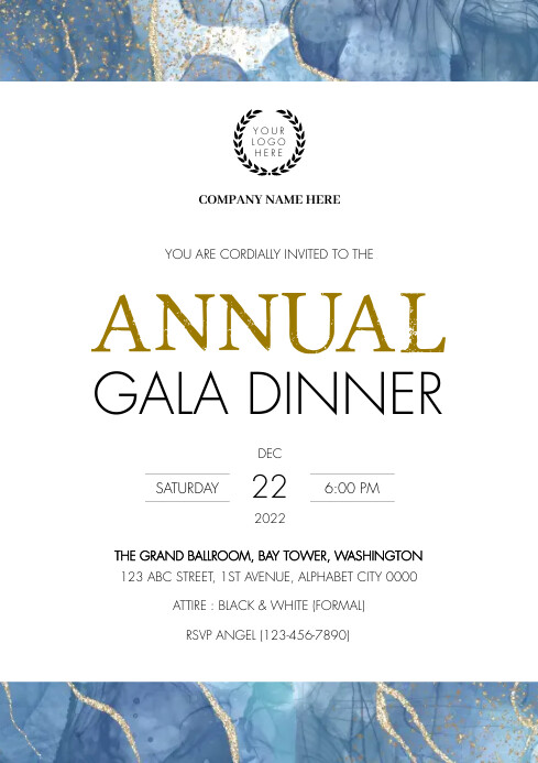 Gala Invitation Template | PosterMyWall
