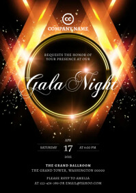Gala Invitation Template | PosterMyWall