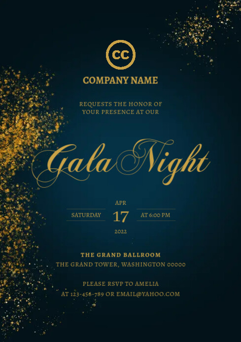 Gala Invitation Template | PosterMyWall