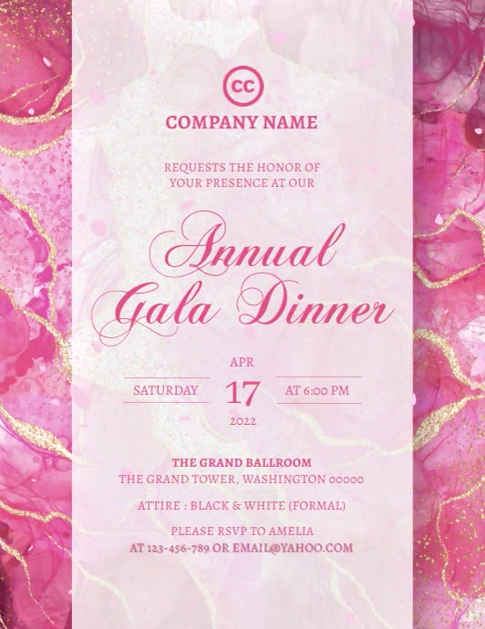 Gala Invitation Template | PosterMyWall
