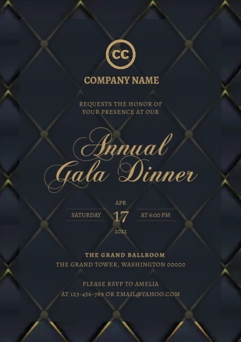 Gala Invitation Template | PosterMyWall