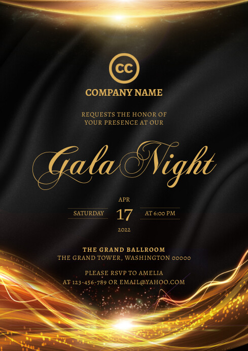 Gala Invitation Template | PosterMyWall