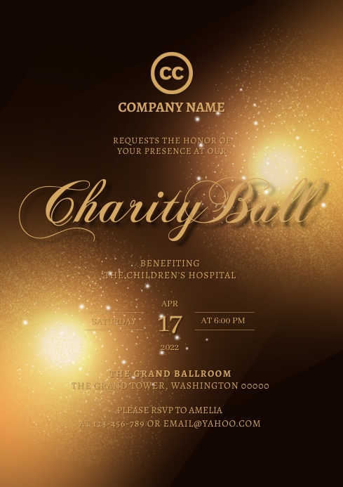 Gala Invitation Template | PosterMyWall