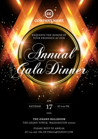 Gala Invitation Template | PosterMyWall
