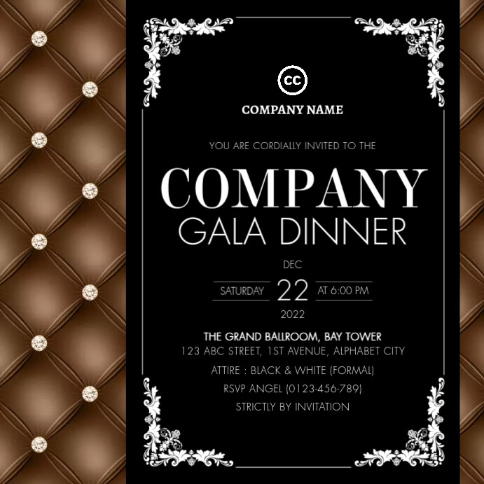 Gala Invitation Template | PosterMyWall