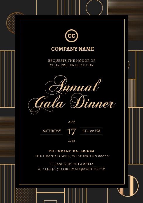 Gala Invitation Template | PosterMyWall
