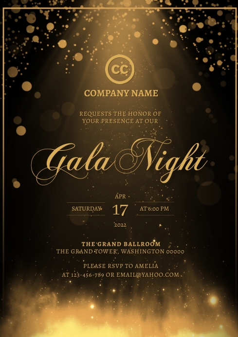 Gala Invitation Template | PosterMyWall