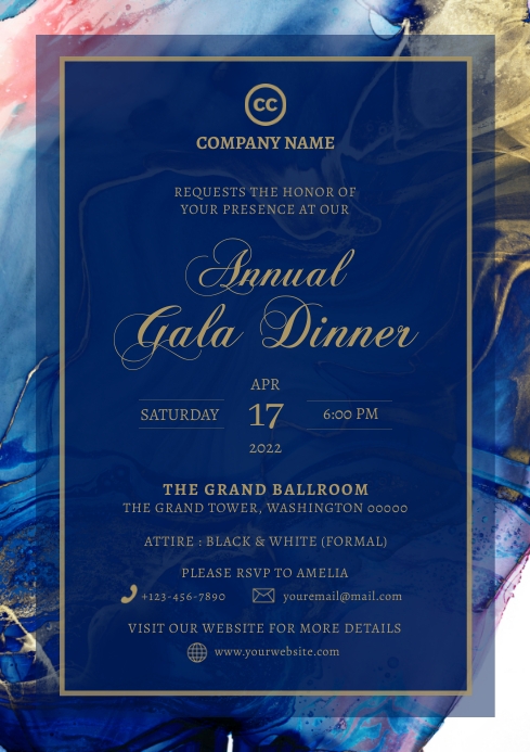Gala Invitation Template | PosterMyWall