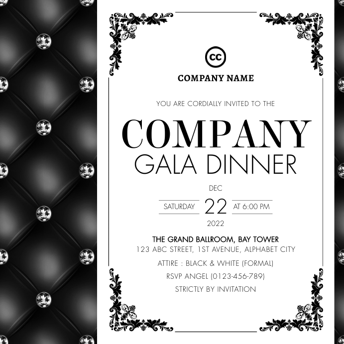 Gala Invitation Template | PosterMyWall