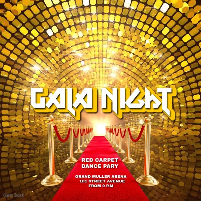 Copy of GALA NIGHT | PosterMyWall