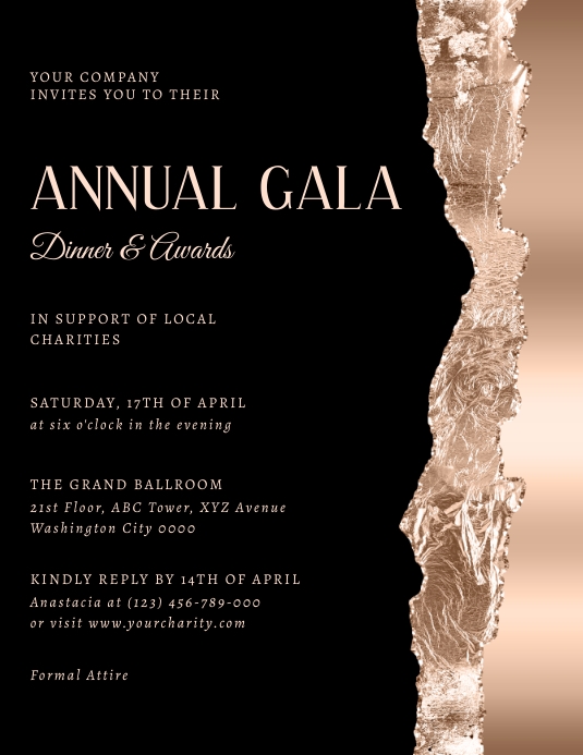 Copy of Gala Night | PosterMyWall