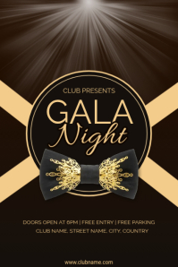 Gala Night Poster Template | PosterMyWall