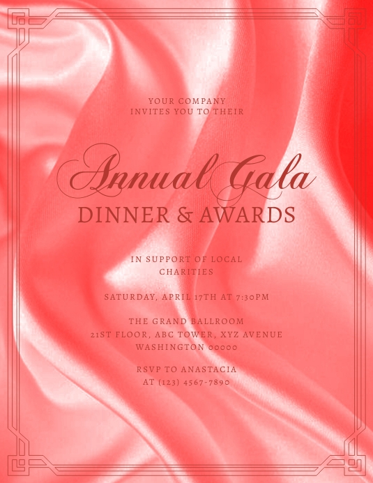 Gala Night Template | PosterMyWall