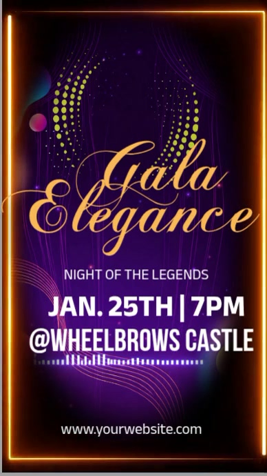 gala night flyer gala party flyer Template | PosterMyWall