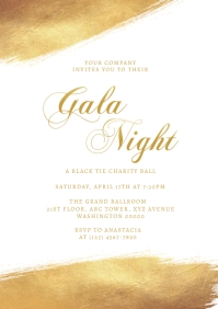 Gala Night Invitation Template | PosterMyWall