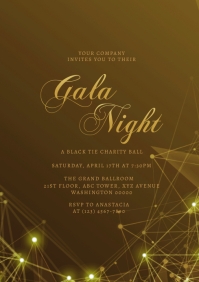 Gala Night Invitation Template | PosterMyWall