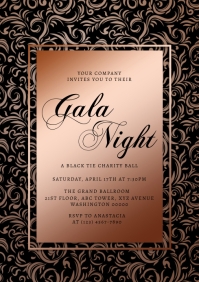 Gala Night Invitation Template | PosterMyWall