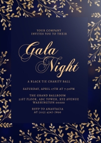 Gala Night Invitation Template | PosterMyWall