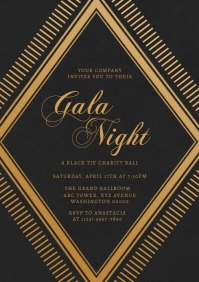 Gala Night Invitation Template | PosterMyWall
