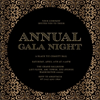 Gala Invitation Template | PosterMyWall