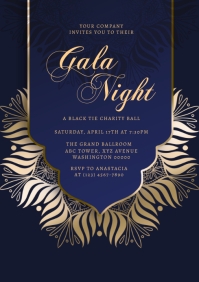 Gala Night Invitation Template | PosterMyWall