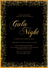 Gala Night Invitation Template | PosterMyWall