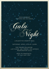 Gala Night Invitation Template | PosterMyWall