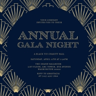 Gala Invitation Template | PosterMyWall
