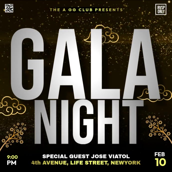 Gala night Poster Template | PosterMyWall