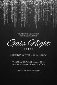 Gala Night Poster Template | PosterMyWall