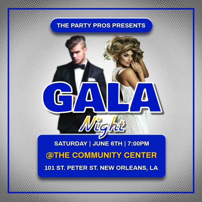Copy of GALA PARTY EVENT FLYER TEMPLATE | PosterMyWall