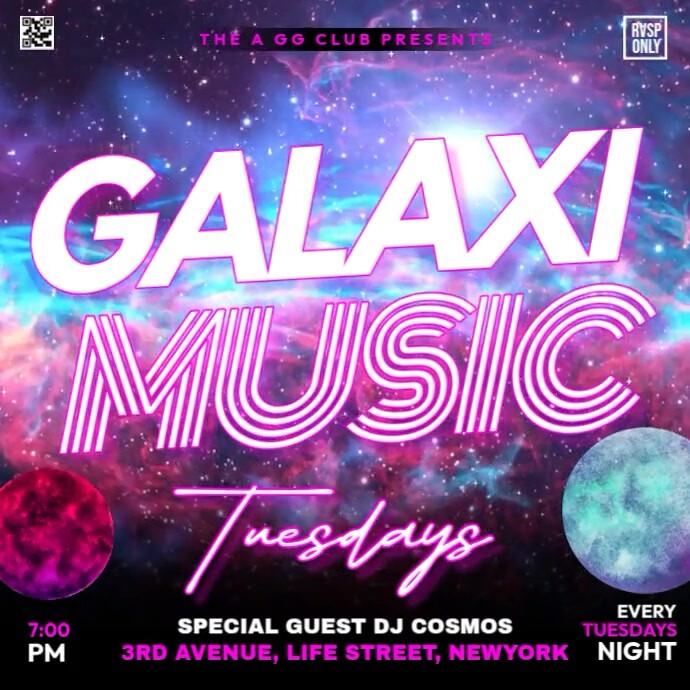 Galaxi Music Template | PosterMyWall
